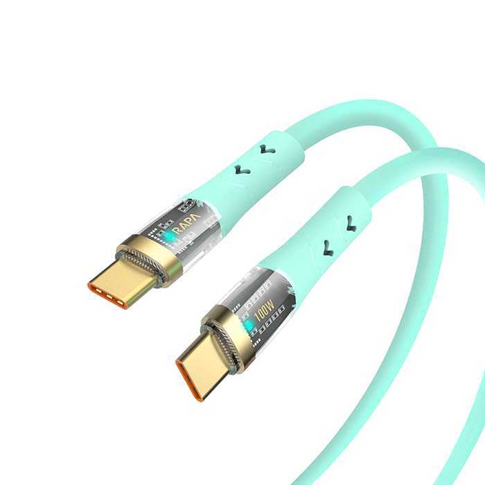 RAPA CABLE TYPE-C TO TYPE-C 1M LINE CRYSTAL I DC7073 - Kabel Data ...