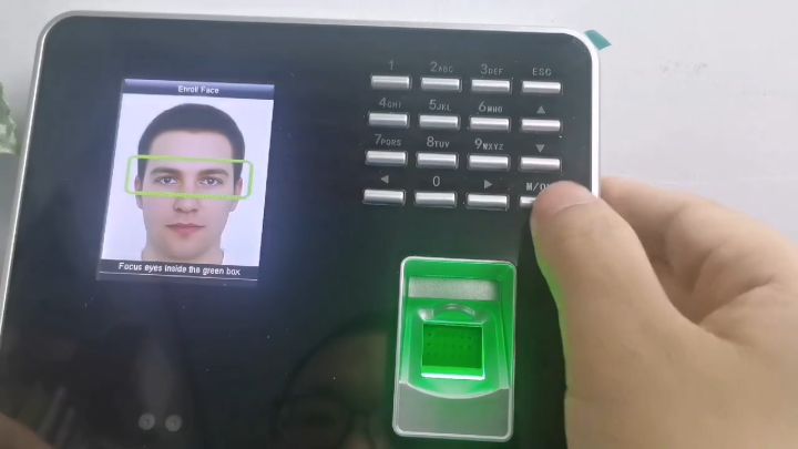 ZKTeco Face Attendance Machine Fingerprint Facial Recognition Time ...