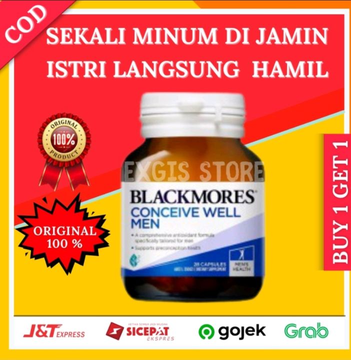 Blackmores Conceive Well Men 28 kapsul Program Kehamilan Promil Pria ...