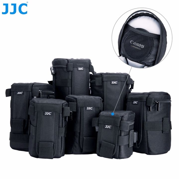 JJC SLR Camera Lens Pouch Bag Waterproof Lens Storage Protective Case ...
