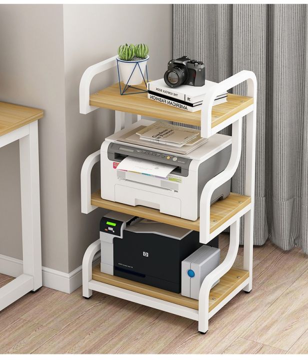Printer Storage Rack Needle-Type Floor Multi-Layer Copier Table Cabinet ...