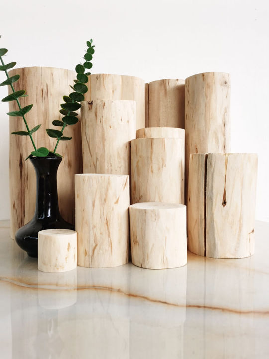 Decorative Log Stump Wedding Celebration Firewood Garden Tree Trunk ...