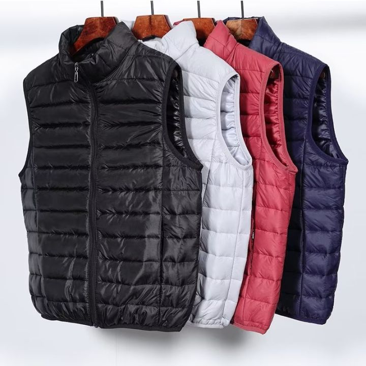 Coat Ultralight Sleeveless Puffer Vest Jacket Ultra Thin Warm ...