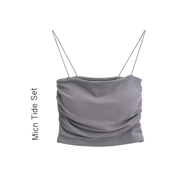 Sexy with Chest Pad Sexy Sling Vest Women's Inner Wear Summer Silm Slim ...