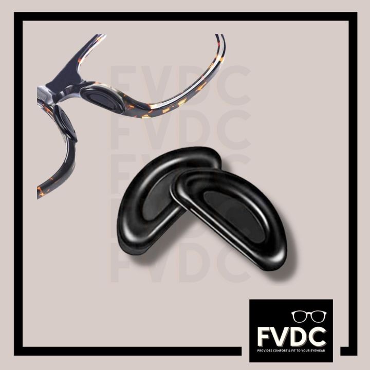 FVDC D SHAPED ADHESIVE STICK ON NOSE PAD PROVIDES EXTRA COMFORT ANTI ...