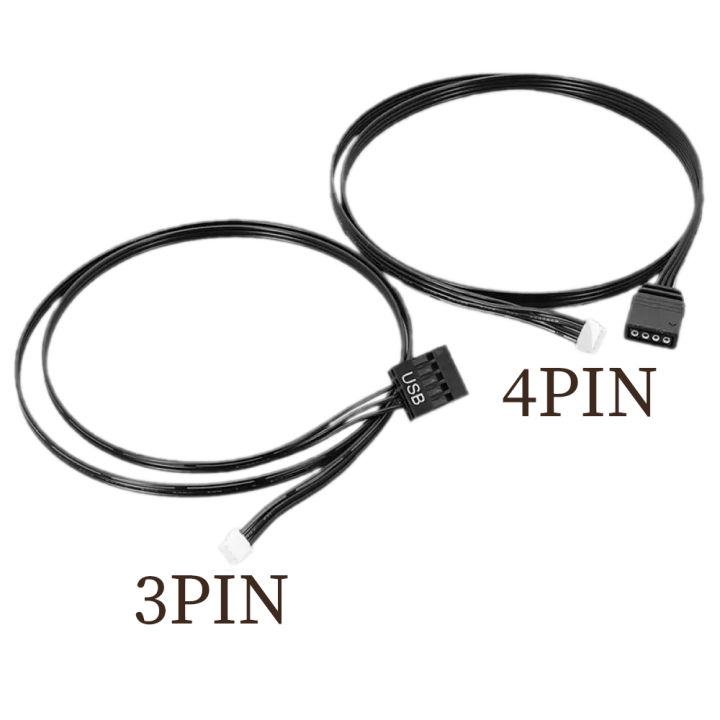 Wraith Prism นำซีพียู RGB พัดลมทำความเย็น4-Pin USB 3-Pin เป็น AMD Ryzen ...