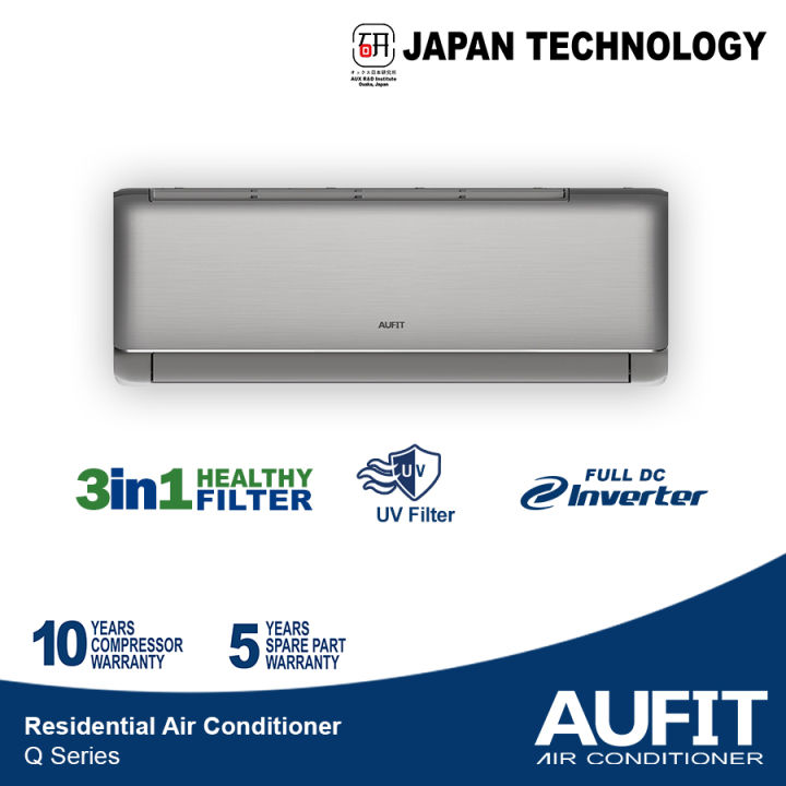 AUFIT 1HP ASW09A2/QFDI QF-SERIES SPLIT TYPE INVERTER AIRCON ...