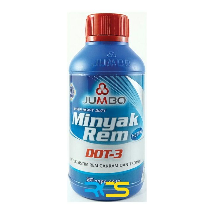 Paket minyak rem jumbo dot-3 300ml 1dus isi 24botol | Lazada Indonesia