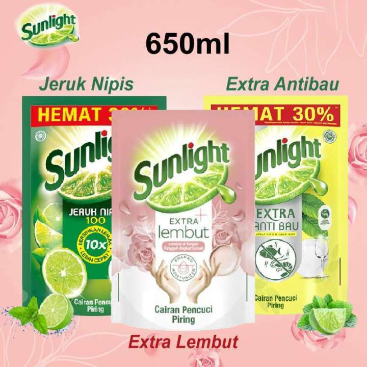 Sunlight sabun cuci piring 650ml | Lazada Indonesia