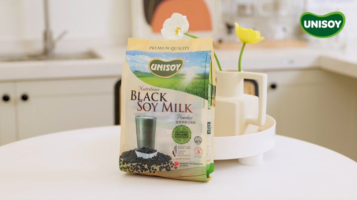 UNISOY Soy Pudding Premix, Non-GMO Soybeans, 120g (40g x 3 sachets) | Lazada