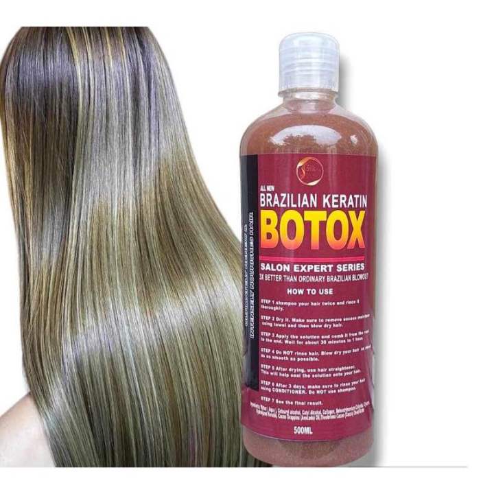 Brazilian keratin Botox | Keratin Hair Treatment up to 80% Straightening effects | Lazada PH