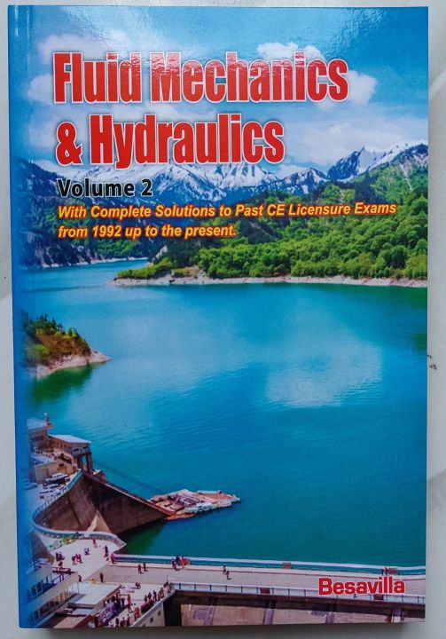 FLUID MECHANICS & HYDRAULICS VOL.2 by Besavilla | Lazada PH