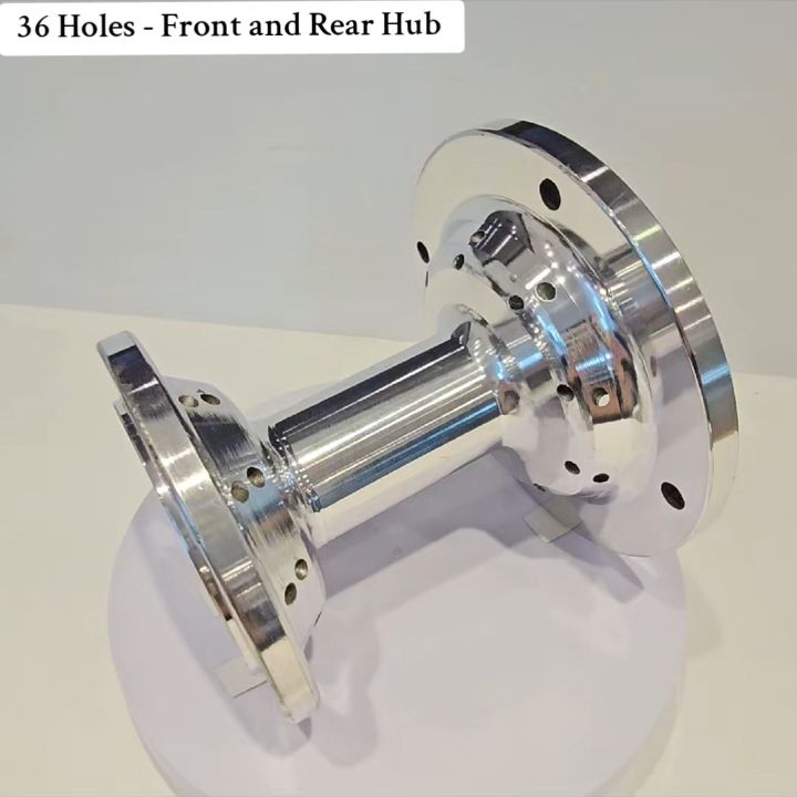 MOTORCYCLE WHEEL HUBS FRONT AND REAR AVAILBLE IN SILVER BLACK AND ...