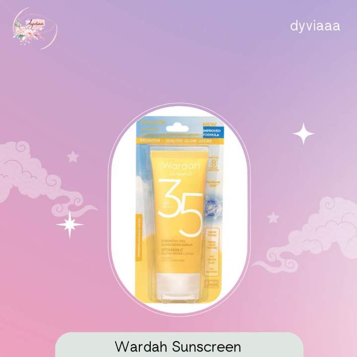 Wardah UV Shield Essential Sunscreen Gel SPF 35 PA +++ 40ml | Lazada ...