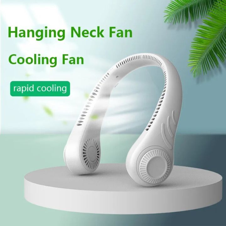 Japan Hanging Neck Fan Portable USB Rechargeable 4000Mah Outdoor ...
