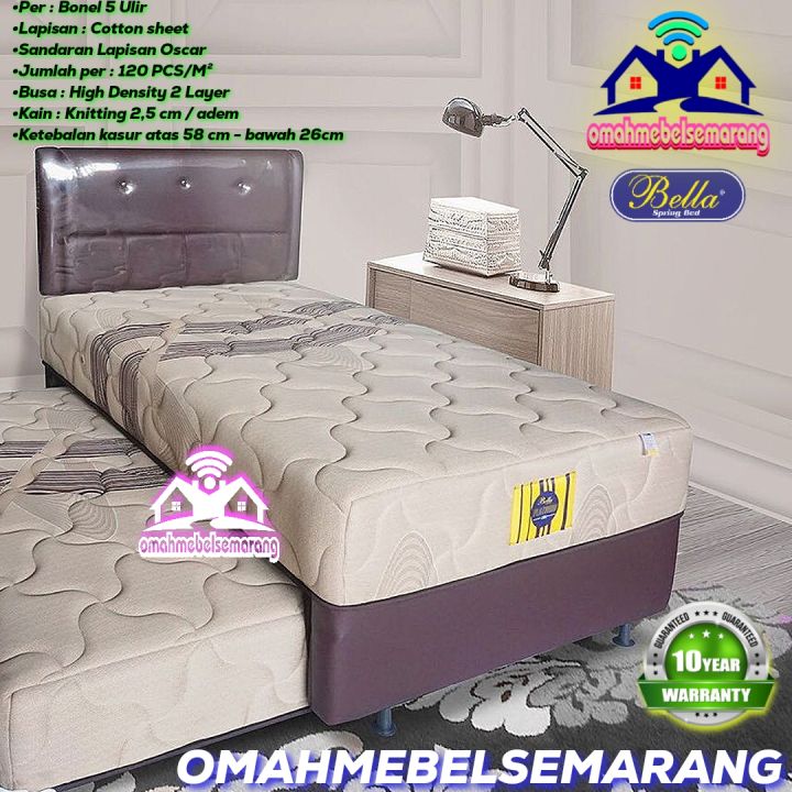 Springbed 2in1 BELLA PLATINUM Kasur Bed Sorong Minimalis | Lazada Indonesia