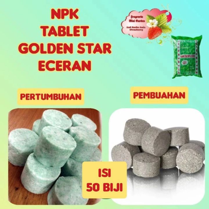 Pupuk NPK Tablet isi 50 biji | Lazada Indonesia