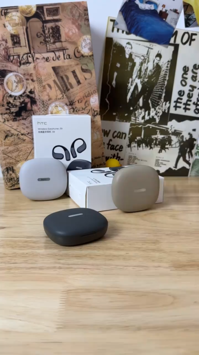 HTC NE39 AI การแปลชุดหูฟังบลูทูธไร้สาย V6.0 OWS TWS ชุดหูฟังหูห้อย IPX5 ...