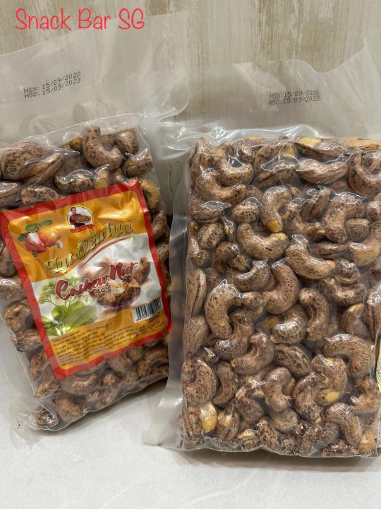 Roasted cashew nuts - Combo 1kg (2 packets x 500g) Vietnam roasted ...