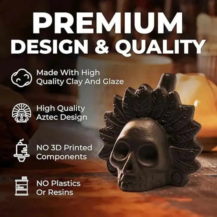 Real Screaming Aztec Death Whistle Scary Aztai Creepy Death Whistle ...