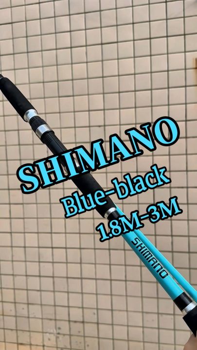 Shimano Spinning Blue Fishing Rod 1.8M-3.0M Max Load 10KG Carbon Fiber ...