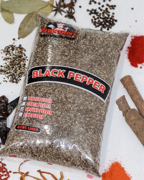 Pepper Worx Black Pepper Ground 1KG | Lazada