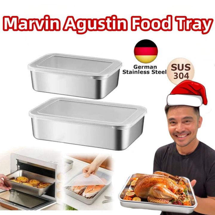 304 Stainless Steel Food Container With Cover Japanese Food Storage ...