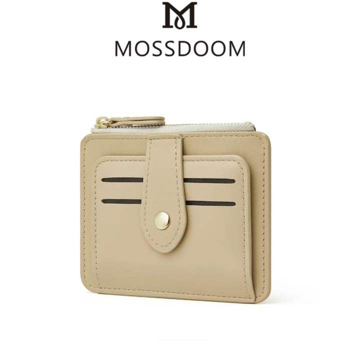 MOSSDOOM กระเป๋าบัตรผู้หญิงที่ทันสมัยและเรียบง่าย | Lazada.co.th