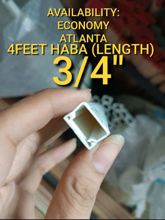 PLASTIC MOLDING/ PVC MOULDING 4FEET ONLY PANG COVER SA MGA ELECTRICAL ...