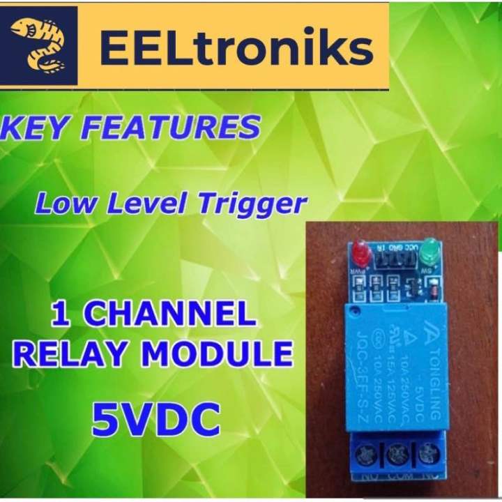 1 CHANNEL RELAY MODULE 5V ( LOW LEVEL TRIGGER) | Lazada PH