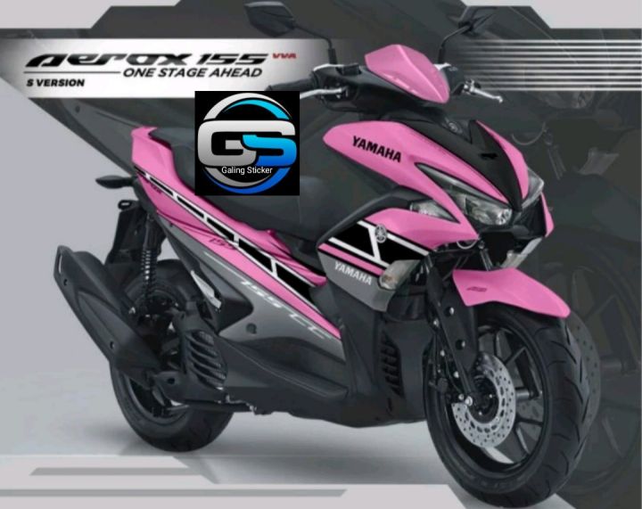 stiker decal full body aerox old grafis pink | Lazada Indonesia