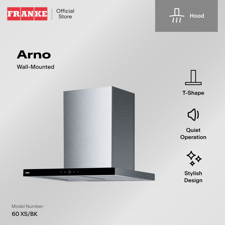 Franke Arno Hood Wall-mounted T-shape 60 XS/BK | Lazada PH