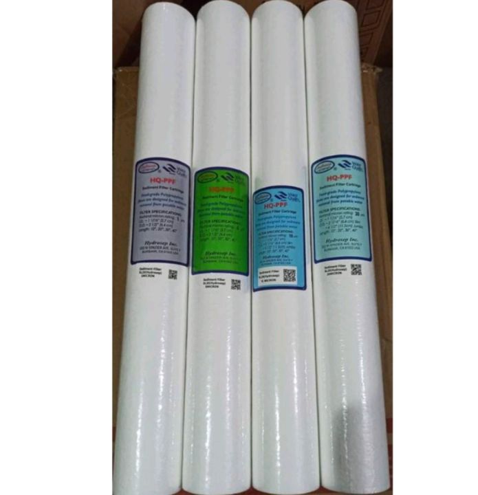 Sediment Filters 20 SL, 20 inches, 1 micron, 5 micron, 10 micron, 20 ...