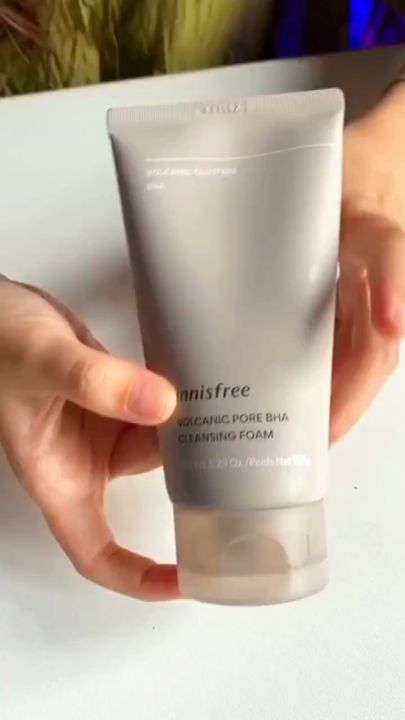 Sữa Rửa Mặt Innisfree Tro Núi Lửa Jeju Volcanic Bha Pore Cleansing Foam Sạch Sâu Se Khít Lỗ Chân ...