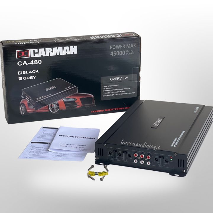 Power 4 channel Carman CA-480 45000 output High power | Lazada Indonesia
