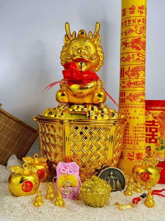 Feng Shui 2024 The Original Prosperity Basket Auspicious Dragon | Lazada PH