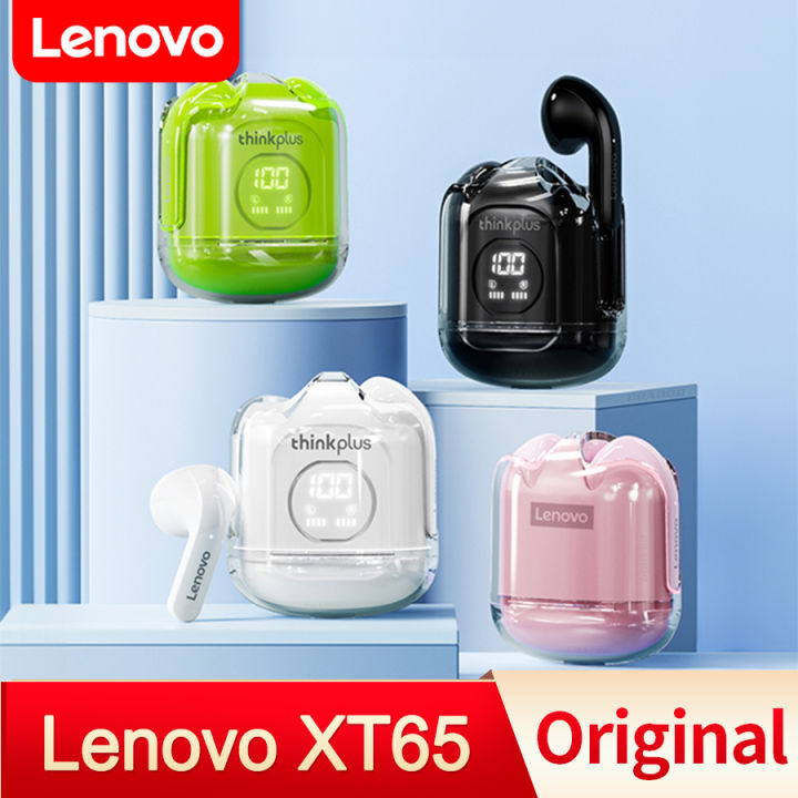 Lenovo Thinkplus บลูทูธไร้สายหูฟัง TWS XT65 5.3เสียงเบสหูฟังเอียร์บัด ...