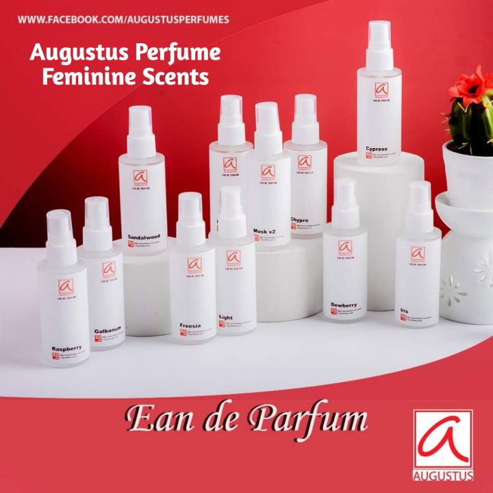 AUGUSTUS PERFUME FOR WOMEN FEMININE SCENTS Raspberry Amber Dewberry ...