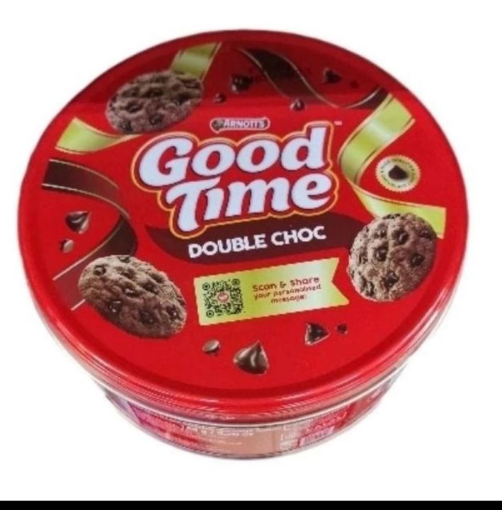 Goodtime Good Time Double Choc Biskuit Kaleng Tin Coklat Hadiah ...