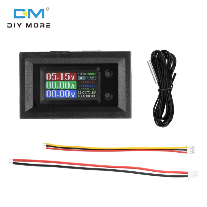 diymore DC 4-30V 10A 0.96 inch color screen low voltage power supply ...