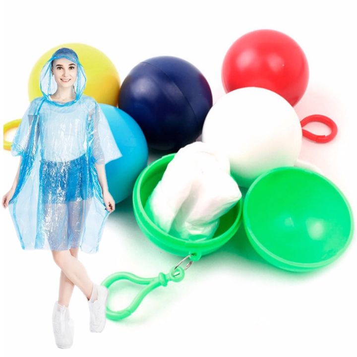 CoAce Portable Raincoat Ball Raincoat Emergency Raincoat Keychain ...