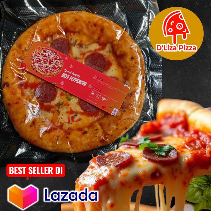 PIZZA MOZARELLA JUMBO UK15cm Prozen , super enak murah , keju mozarella ...