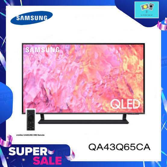 SAMSUNG QLED TV 43" Q65C QLED 4K Smart TV 43 นิ้ว 43Q65C รุ่น ...