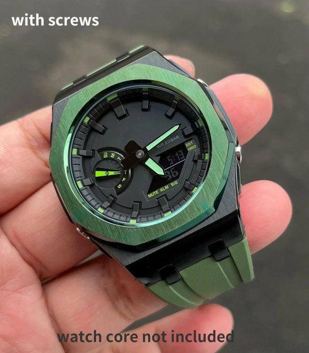 Gen4 GA2100 GAB2100 Casioak Mod kit Modification Frame Metal Case Bezel ...