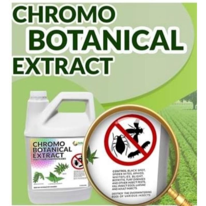 CHROMO BOTANICAL EXTRACT / INSECTICIDES & PESTICIDES 1 Gallon(3L ...
