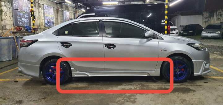 Side Skirt for Vios 2013 - 2018 GEN3 (Fiberglass) | Lazada PH