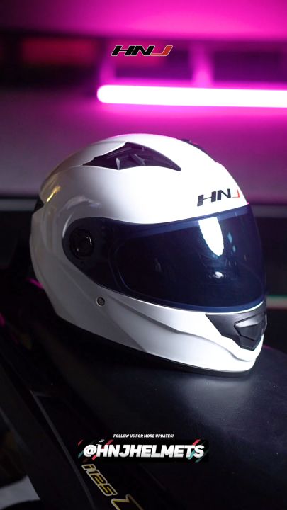 HNJ 855 plain Full face helmet for motorcycle (Single Visor) | Lazada PH