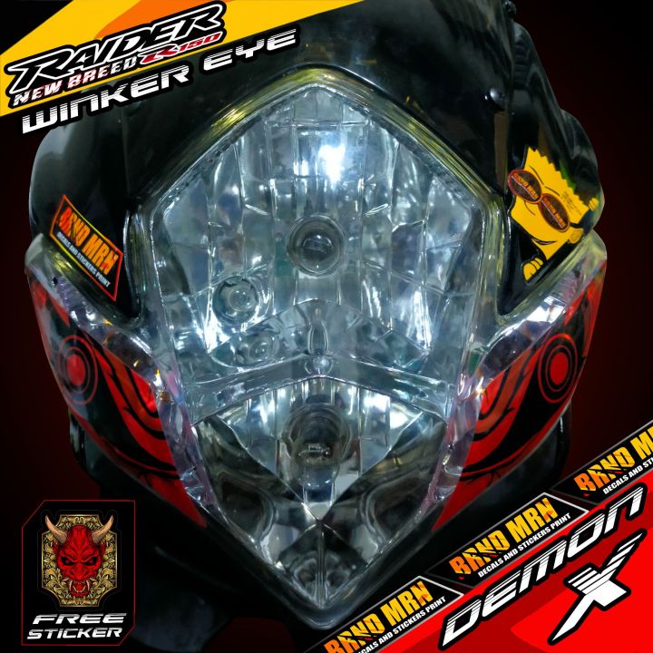 RAIDER GEN 1 WINKER EYE STICKER TINT | Lazada PH