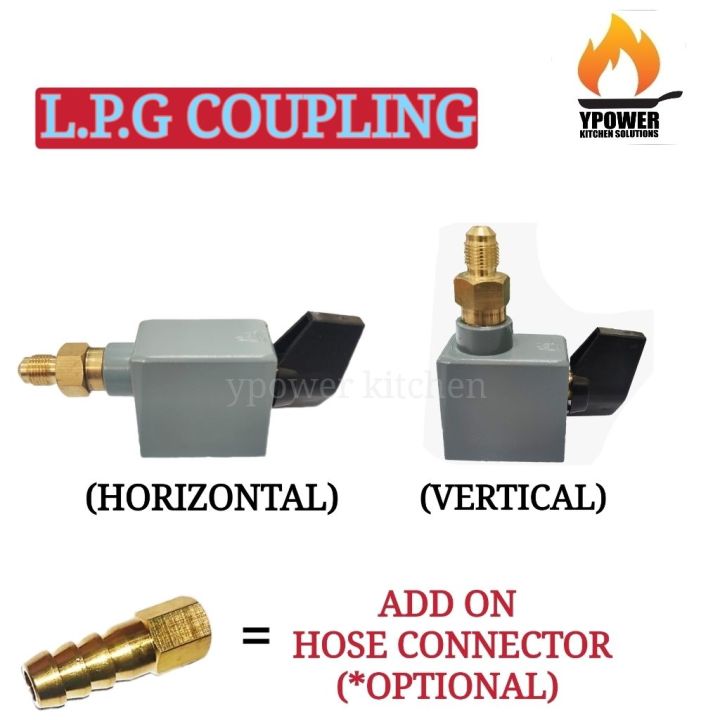 LPG GAS COUPLING HORIZONTAL&VERTICAL | Lazada