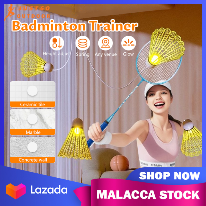 Badminton Single Training Self-Adhesive Automatic Rebound Badminton ...